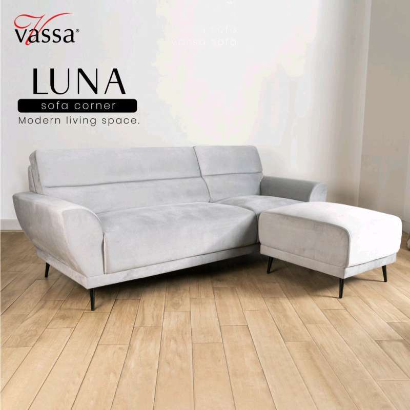 Promo Sofa L Luna By Vassa Sofa - Sofa L Minimalis Diskon 46% Di Seller ...
