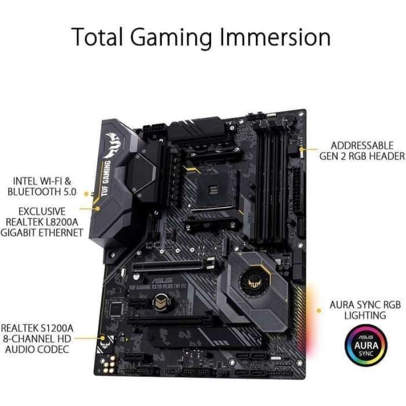 Jual Motherboard Asus Mb Tuf Gaming X570-plus Wifi Di Seller Kbcomp ...