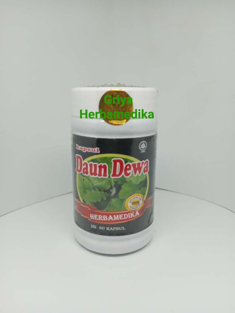 Jual kapsul daun dewa isi 60 herbamedika di Seller Griya Herbamedika ...