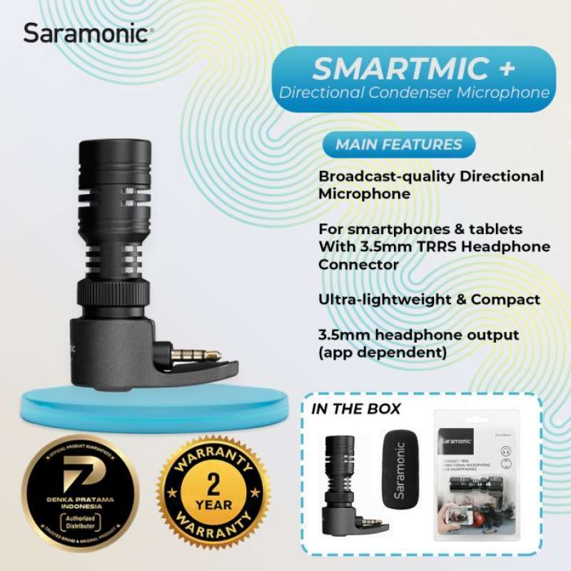 Jual Terbaik Microphone Saramonic Smartmic Plus Eksklusif di Seller Mauwazt - Kapuk, Kota ...