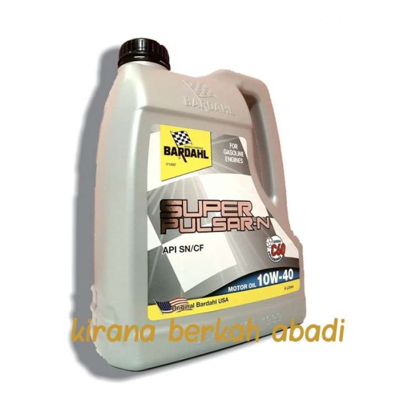 Promo Bardahl Pulsar 10W40 Sn/Cf Galon Diskon 17% di Seller Fortize ...