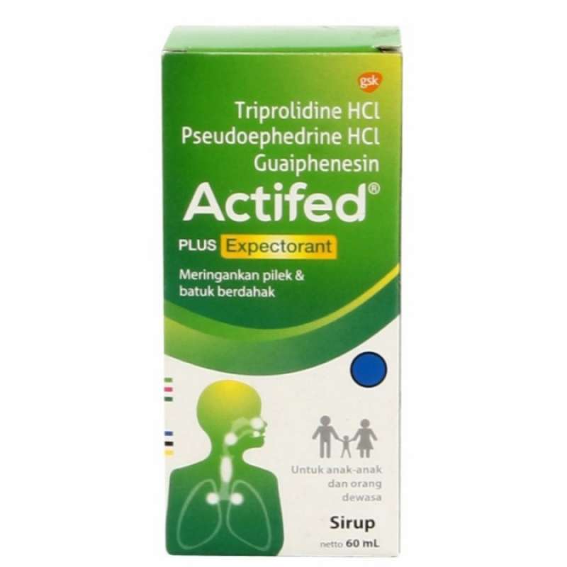 Promo ACTIFED PLUS EXPECTORANT OBAT BATUK BERDAHAK 60 ML Diskon 23% di ...
