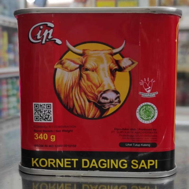 Jual kornet cip 340gr Kornet sapi Isi 24pcs(1 karton) di Seller GC ...