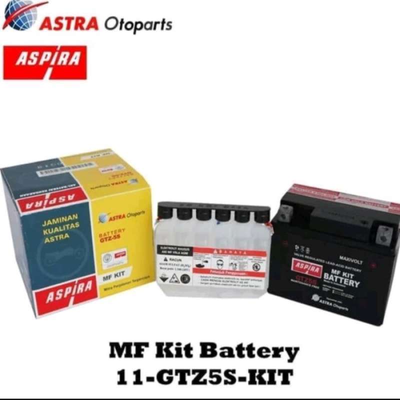 Promo AKI ASPIRA GS ASTRA GTZ5S MF KIT ORIGINAL Diskon 23% di Seller ...