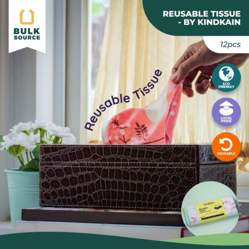 Promo reusable tissue - by kindkain / tisu kain pakai ulang Diskon 8% ...
