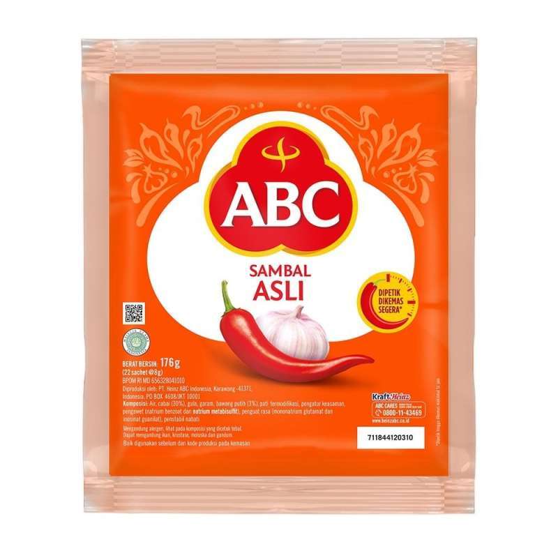 Promo Abc Saos Sambal Extra Pedas 8 Gr Stick / Karton Diskon 9% Di ...