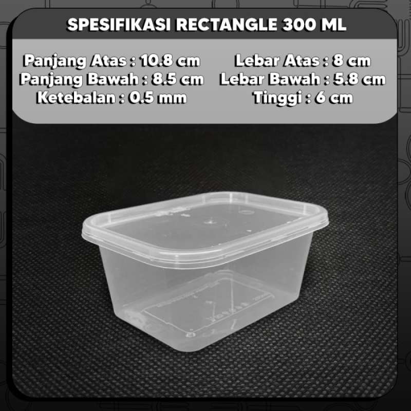 Promo Thinwall Rectangle 300ml - Thinwall Kotak Makan Mini Diskon 7% Di ... Promo Thinwall Rectangle 300ml - Thinwall Kotak Makan Mini Diskon 7% Di ...