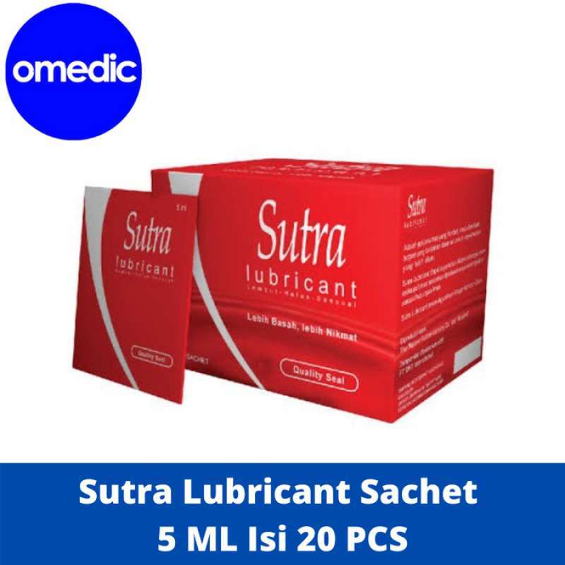 Jual Sutra Lubricant Sachet 5 ML Isi 20 PCS Pelumas Alat Bantu Seksual ...