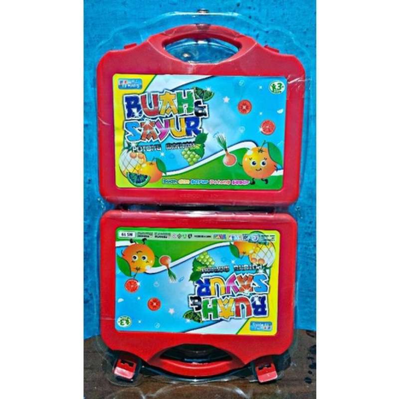 Promo Ms 19 Mainan Anak Edukasi Koper Buah Dan Sayur Sayuran Potong ...