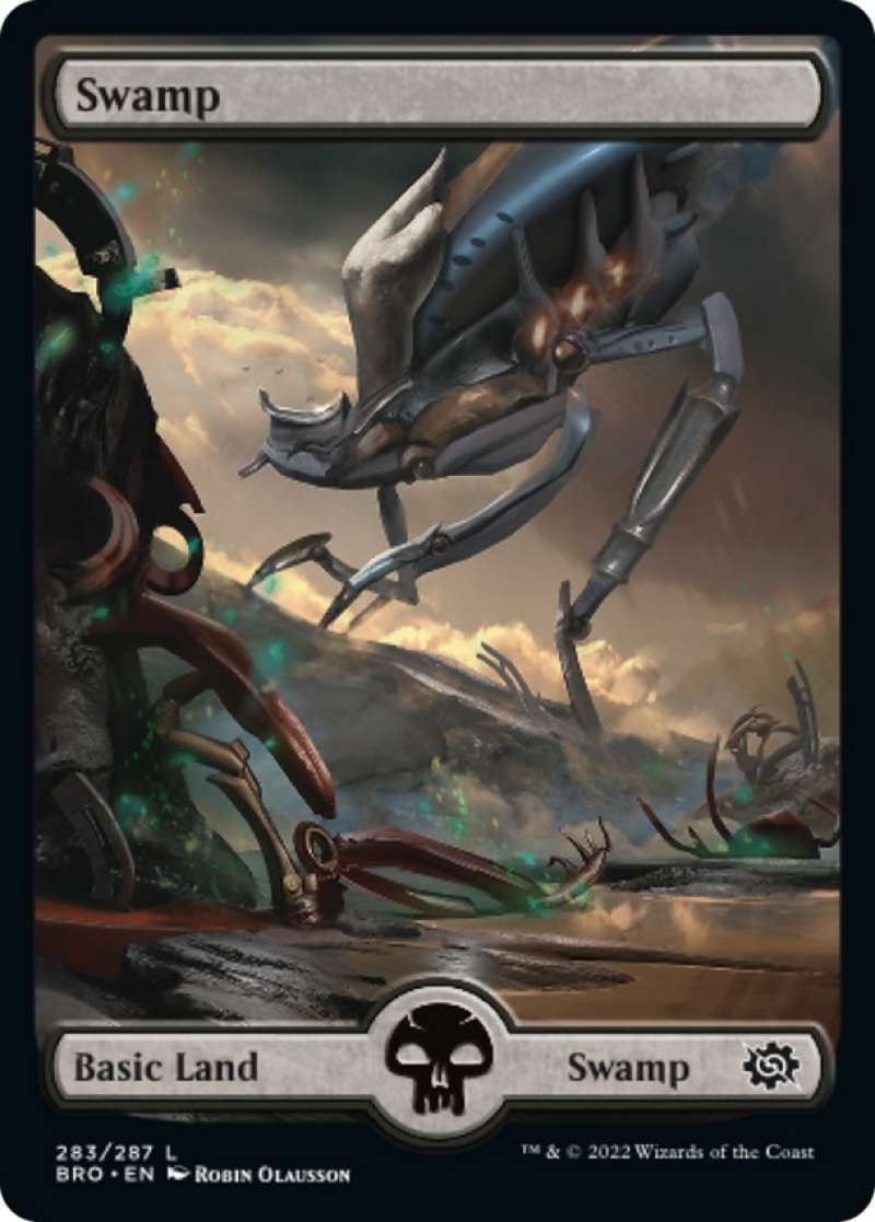 Jual Kartu MTG - Swamp (Full Art Basic Land) - BRO - Common - EN - 283 ...