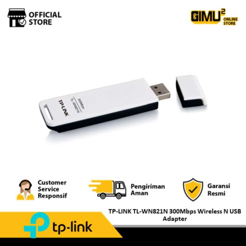 Jual TP-LINK TL-WN821N 300Mbps Wireless N USB Adapter di Seller GIMU ...