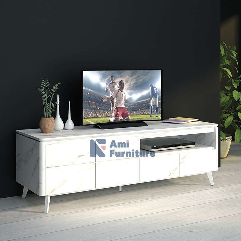 Jual rak tv meja tv lemari tv minimalis premium TC MARBLE 02 SIANTANO ...