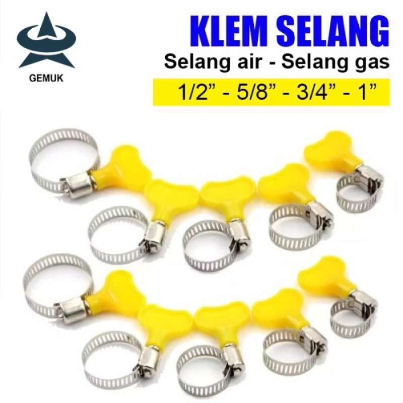 Jual Klem Selang Lpg / Klem Selang Air / Klem Pengunci Selang Cincin Di ...