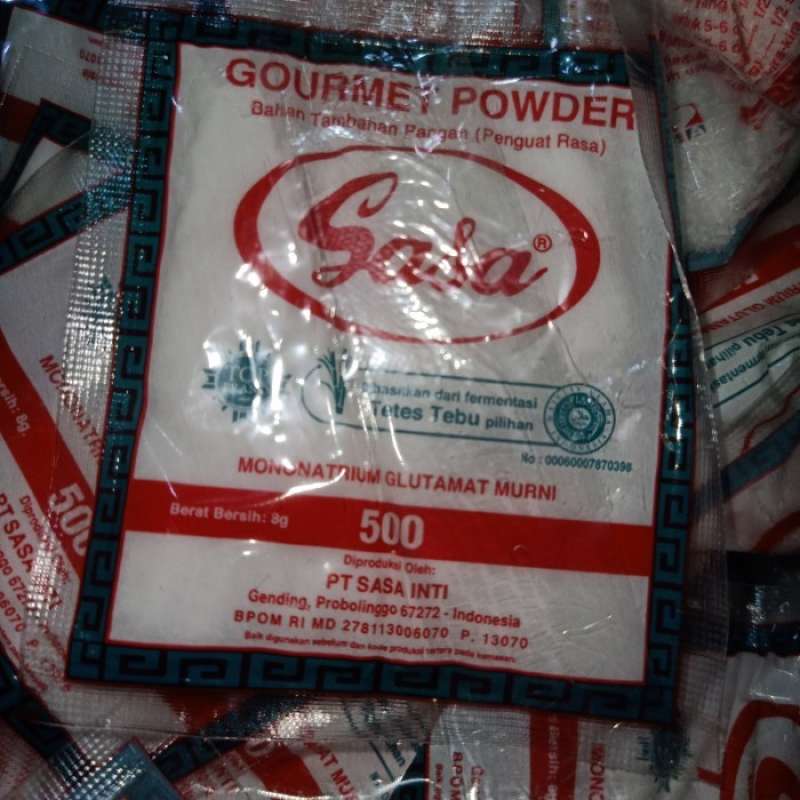Jual penyedap rasa sasa 500 gr 1 pak isi 20 pcs di Seller Sembako Cece ...