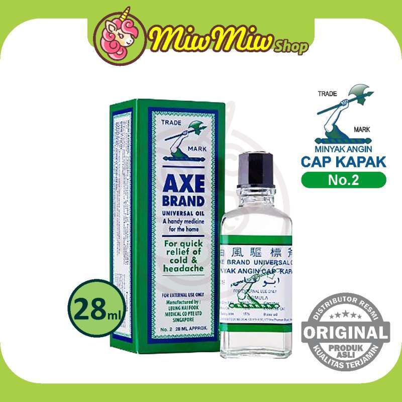 Promo Minyak Angin Cap Kapak - 28 Ml Diskon 25% di Seller Miwmiw Shop ...