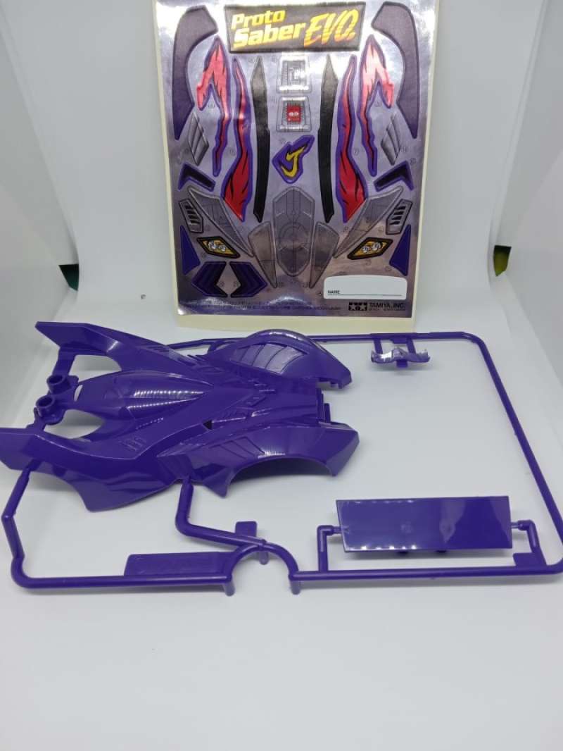 Promo Tamiya Original Body Proto Saber + Sticker Diskon 33% di Seller ...
