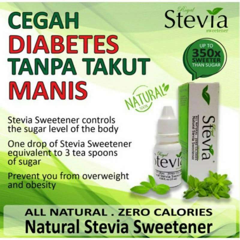 Promo Stevia Gula Zero kalori Pengganti Gula untuk Diabetes dan Diet ...