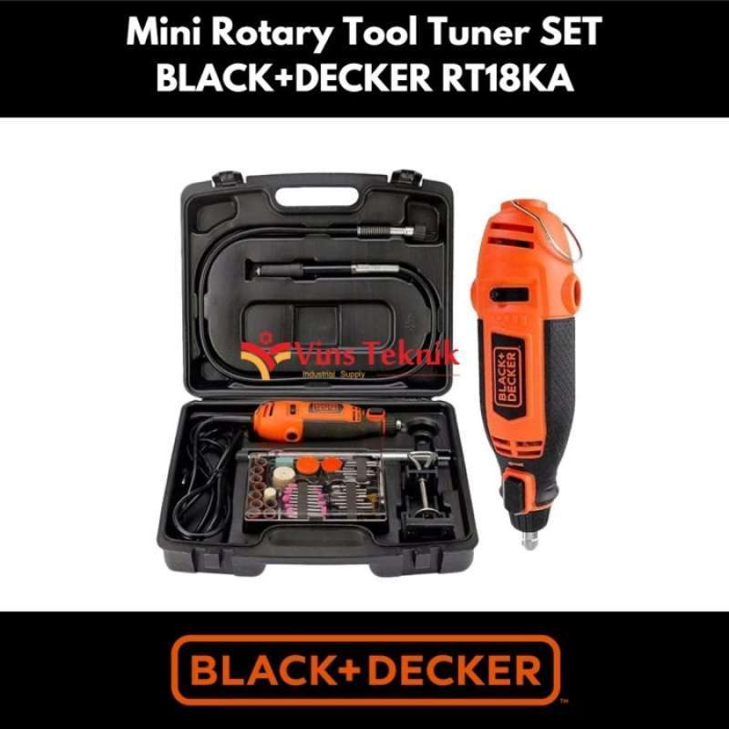 Jual RT 18 KA Black+Dekker mini die grinder gerinda tuner RT18KA di ...