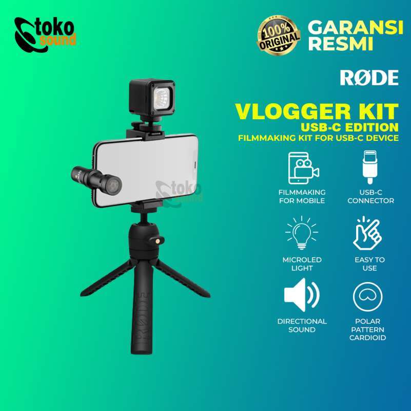 Jual Rode Vlogger Kit Usb-c Filmmaking Kit For Usb-c Devices Di Seller ...