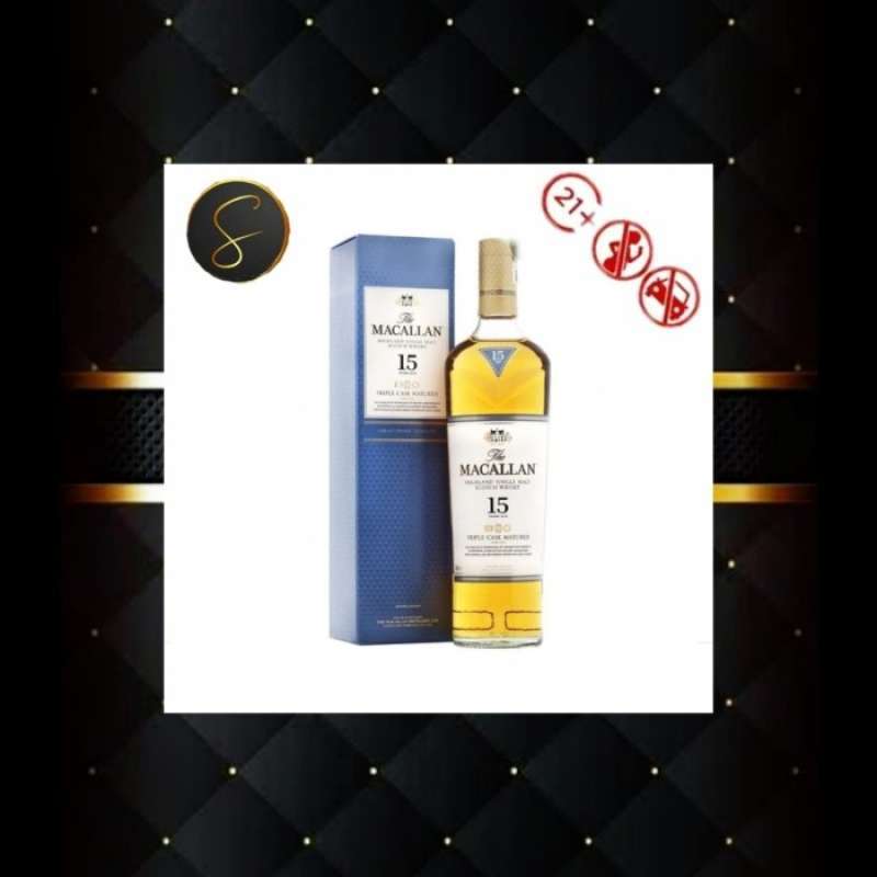 Jual THE MACALLAN AGED 15 YEARS ( YO ) TRIPLE CASK 700 ML WHISKY di ...