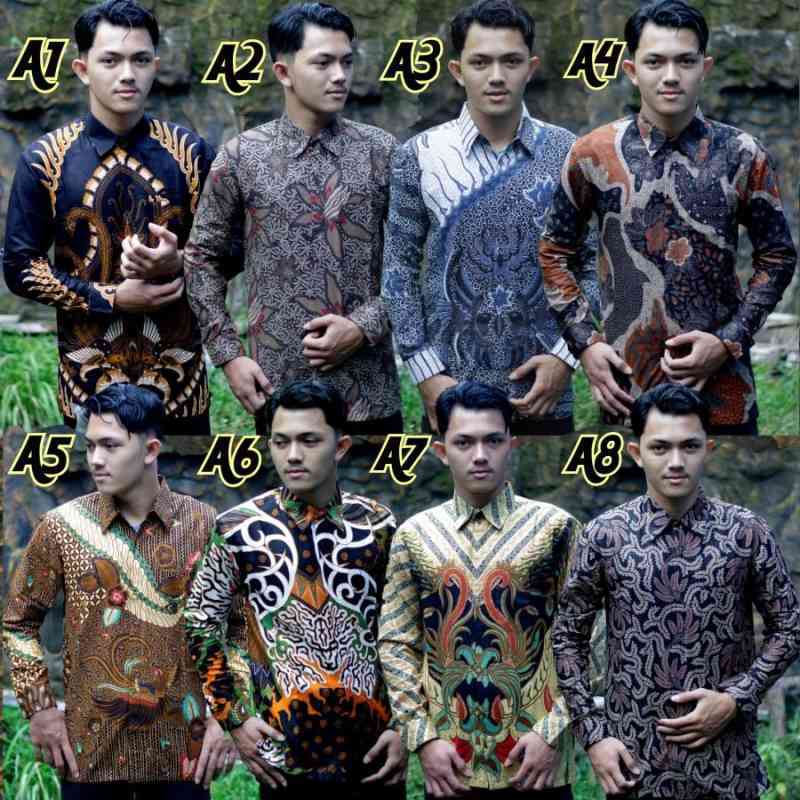 Jual Batik Pria Lengan Panjang Jahitan Rapi Dan Bagus Di Seller Rmb ...