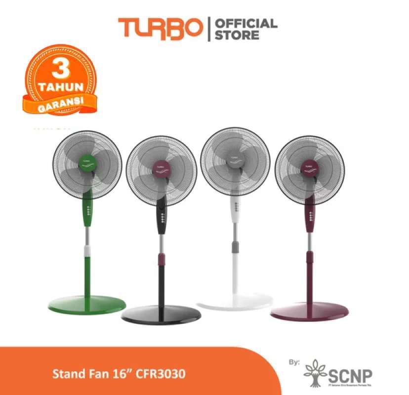 Promo Turbo Cfr 3030 Kipas Angin Berdiri Stand Fan 16inch Diskon 26% Di ...