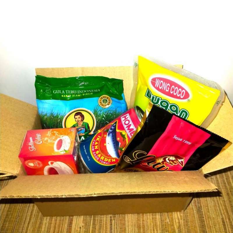 Jual Hampers Paket Sembako Gulaku, Sardines, Kopi, Teh, Nata de Coco di ...