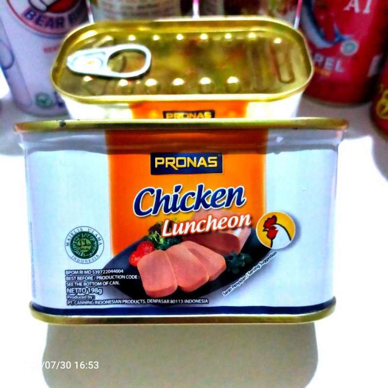 Jual Kornet Daging Sapi/ Daging Ayam Pronas Cornet Beef/ Cornet Ayam ...