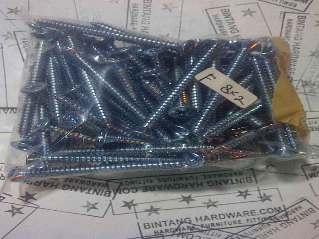 Promo Fh 8X2 @100 Skrup Tapping Diameter 8Mm Panjang`2 Inch Sekrup ...