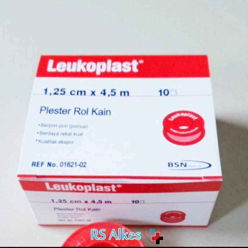 Promo Leukoplast 1,25Cm X 5M Plester Roll Kain Plester Luka Plester ...