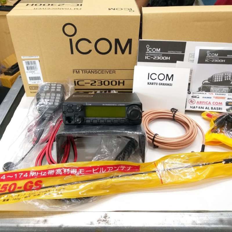 Promo Jual Rig Icom Ic 2300 Original Plus Set Antena Untuk Mobil Diskon ...