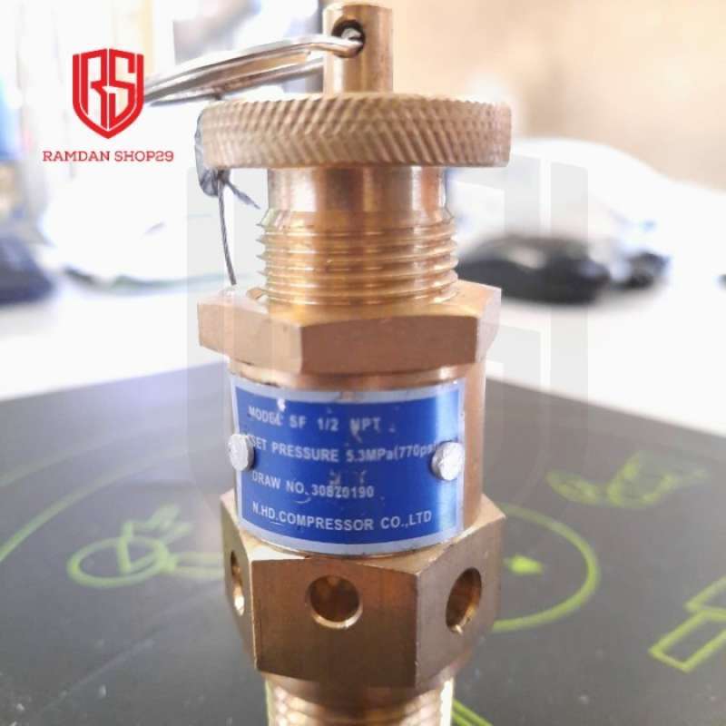 Jual Safety Valve Kompresor Angin Screw Compresor 40 Bar Di Seller Umar ...