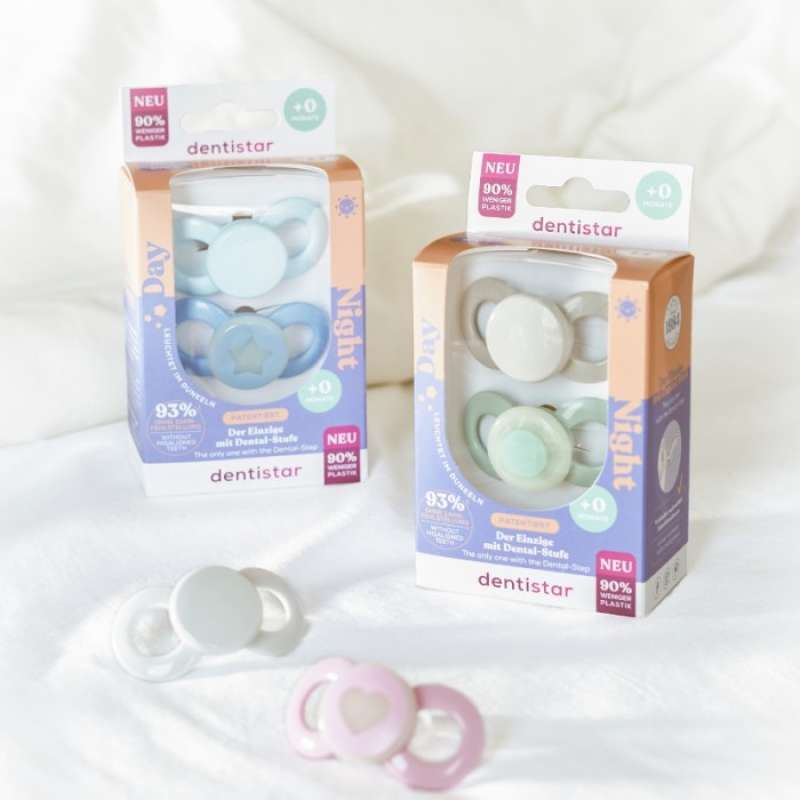 Jual Dentistar Double Orthodontic Pacifier Empeng Bayi Baru Lahir - 6 ...