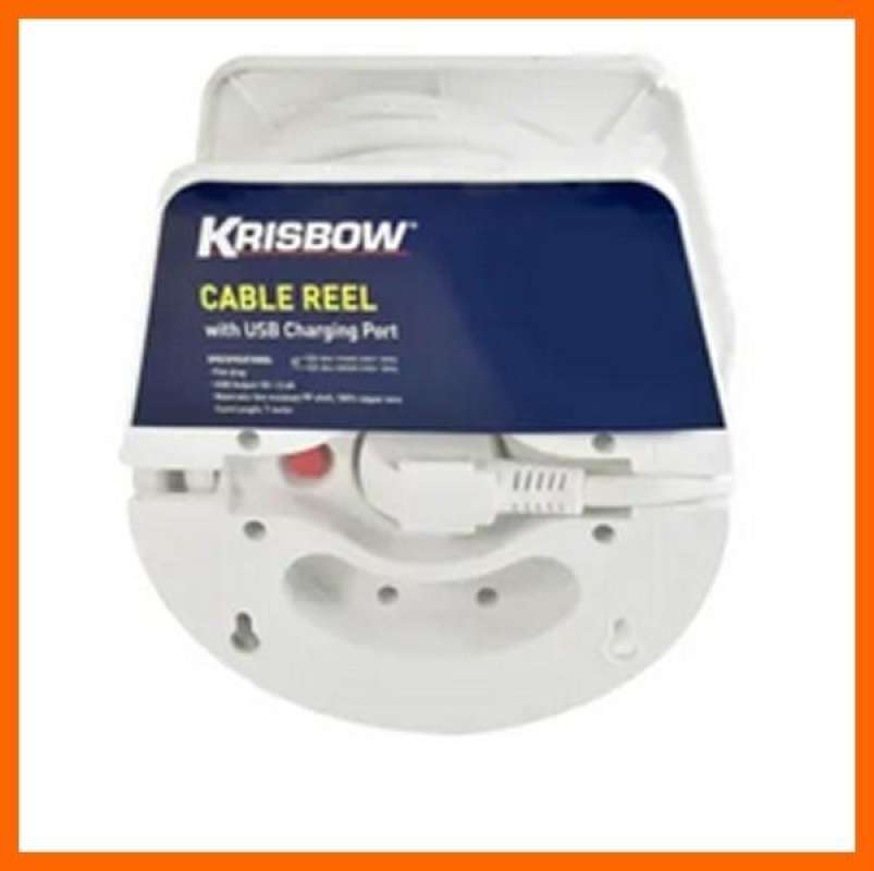 Jual Krisbow Kabel Roll Dengan Usb 7 Mtr 2.4a di Seller One Stop Web ...