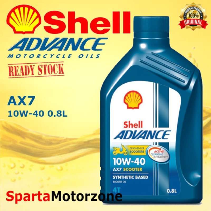 Promo Oli Shell Advance Ax7 10W-40 0.8L Diskon 23% di Seller SUMBER ...