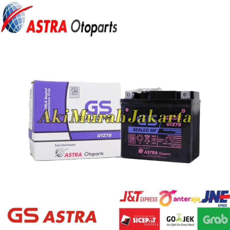 Jual Aki Motor Yamaha Nmax GS ASTRA MF GTZ7S 12V / 6Ah Aki Kering di ...
