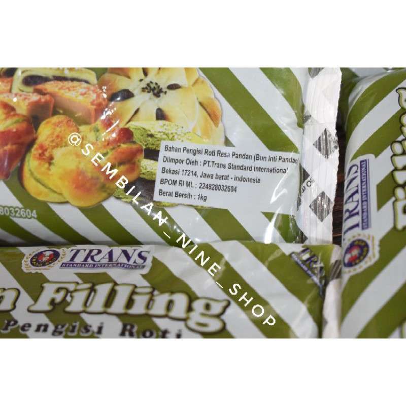 Jual Trans Pandan Bun Filling 1 Kg Isian Roti Bakpao Pau Pastry Mochi ... Jual Trans Pandan Bun Filling 1 Kg Isian Roti Bakpao Pau Pastry Mochi ...