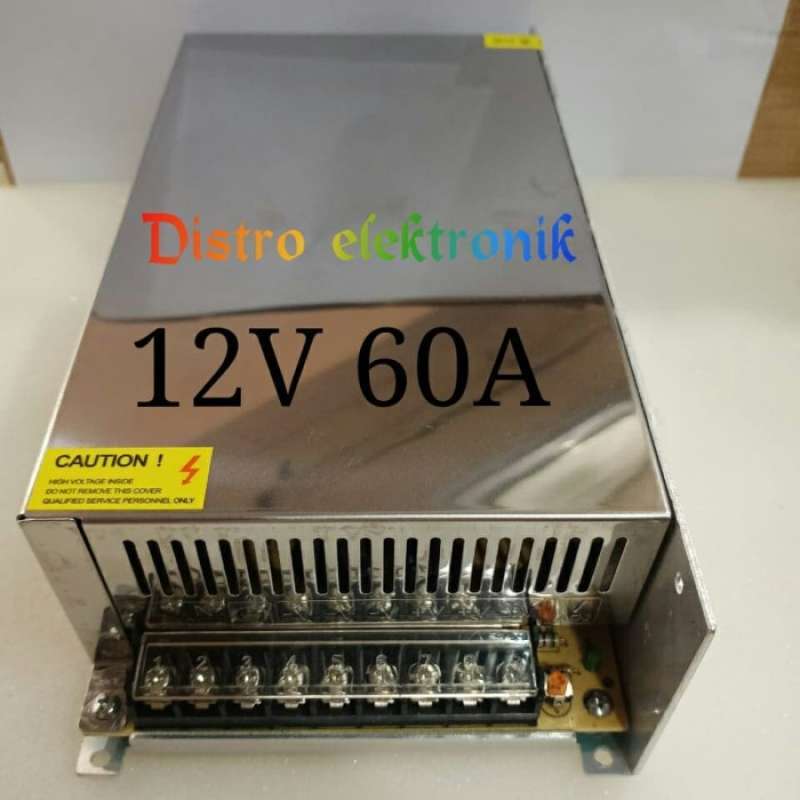 Promo Power Supply 12V 60A Power Suply Swiching 12 Volt 60 Amper Murni ...