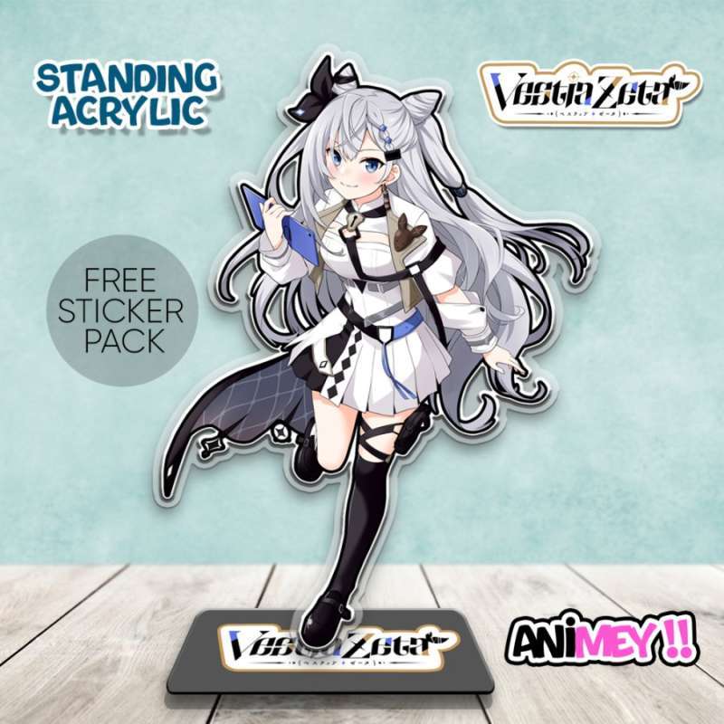 Jual Standing Acrylic Vestia Zeta Hololive Vtuber Anime Figure - Zeta1 ...