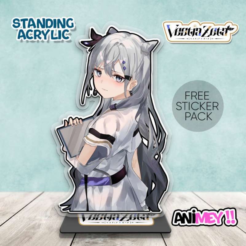 Jual Standing Acrylic Vestia Zeta Hololive Vtuber Anime Figure - Zeta1 ...