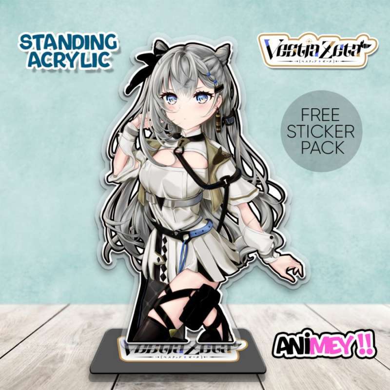 Jual Standing Acrylic Vestia Zeta Hololive Vtuber Anime Figure - Zeta1 ...