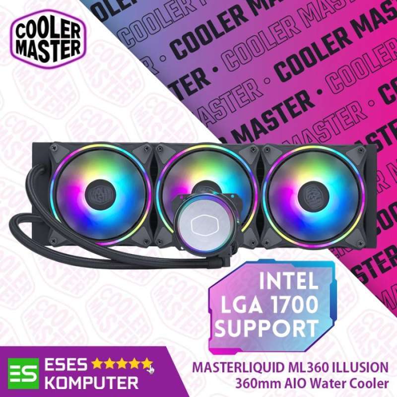 Jual Cooler Master MASTERLIQUID ML360 ILLUSION | AIO 360mm Water Cooler ...