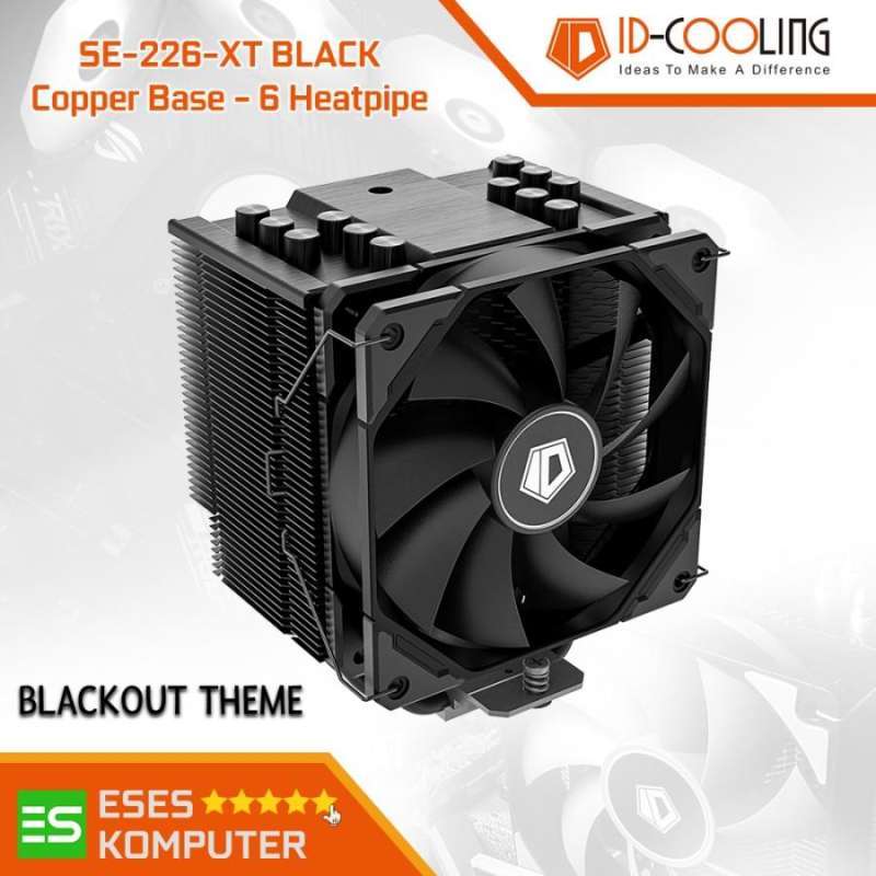 Jual Id-cooling Se-226-xt Black | 120mm Air Cpu Cooler Hsf Intel / Amd ...
