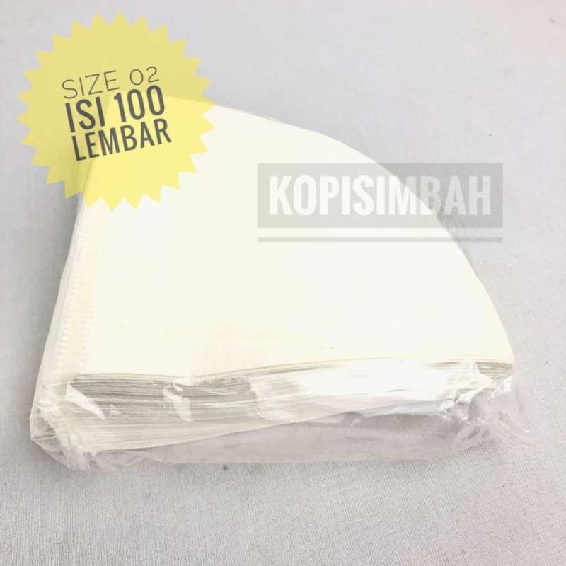 Jual Simbah Paper Filter V60 isi 100 Lembar Kertas Saring Alat Kopi V60 ...