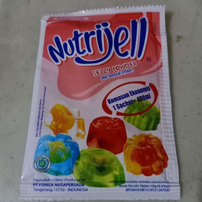 Jual Nutrijell Jelly Powder Rasa Leci/lychee (10gr/sachet) Di Seller ...