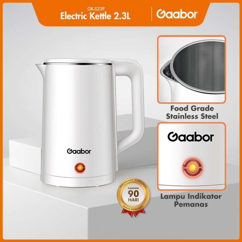 Jual Gaabor Electric Kettle 2.3 L Kettle Listrik Pemanas Air/Teko ...