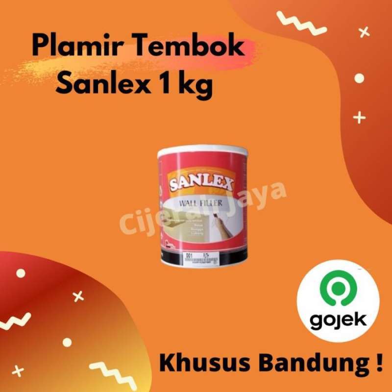 Jual Plamir Tembok Sanlex 1kg Dempul Tembok Wall Filler di Seller ...