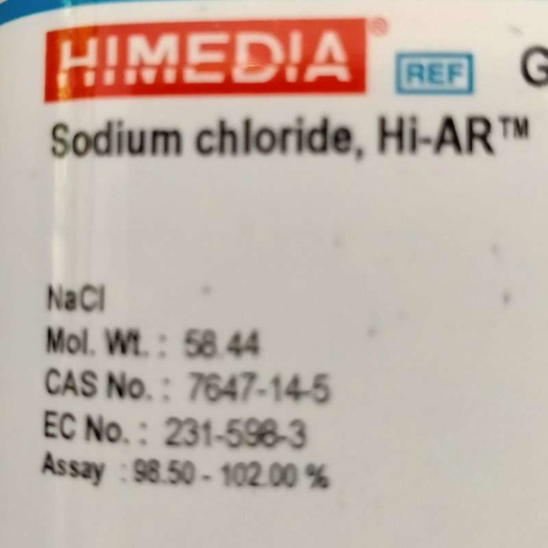 Jual Sodium Chloride 500 G. Himedia. Nacl. Garam Murni Di Seller Anes ...