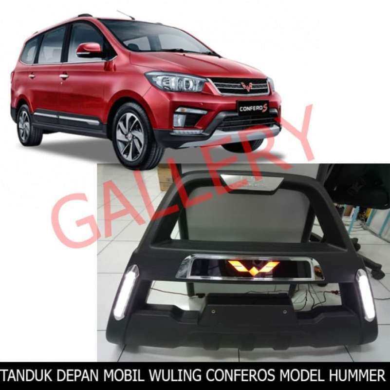 Jual Front Bumper Tanduk Depan Bemper Wuling Confero S Model Hummer Di ...