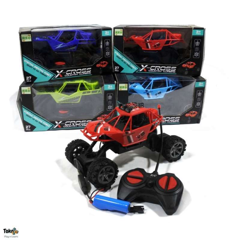 Jual Mainan Anak Remote Control X Cross Country Mobil Jeep RC Offroad ...